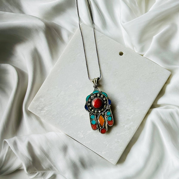 Traditional Tibetan Nepalese Pendant - Cherriscope – Cherriscope Lifestyle